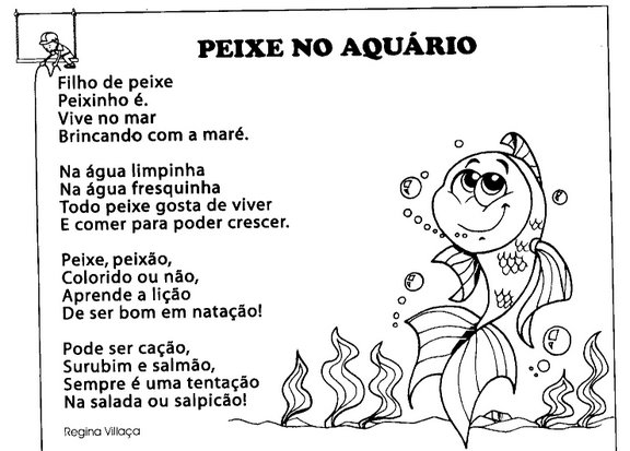 O nosso Dia: Poema.. Peixe no aquário