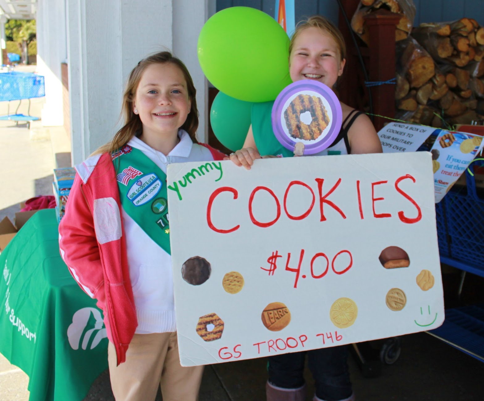 HUNTINGTON BEACH GIRL SCOUT TROOP 746: WELCOME OUR TWO NEWEST GIRL ...