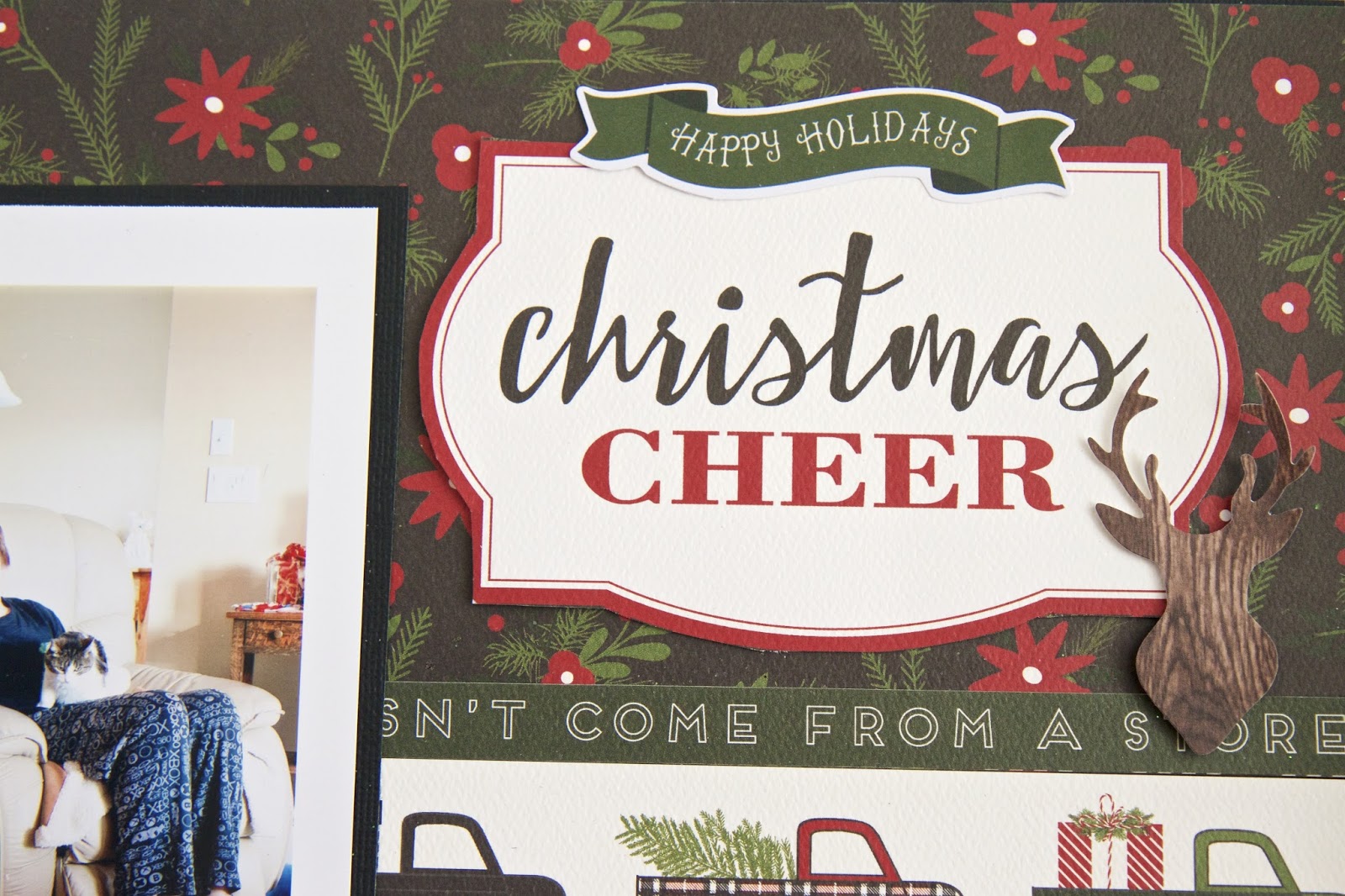 Love The Journey: Christmas Cheer Layout