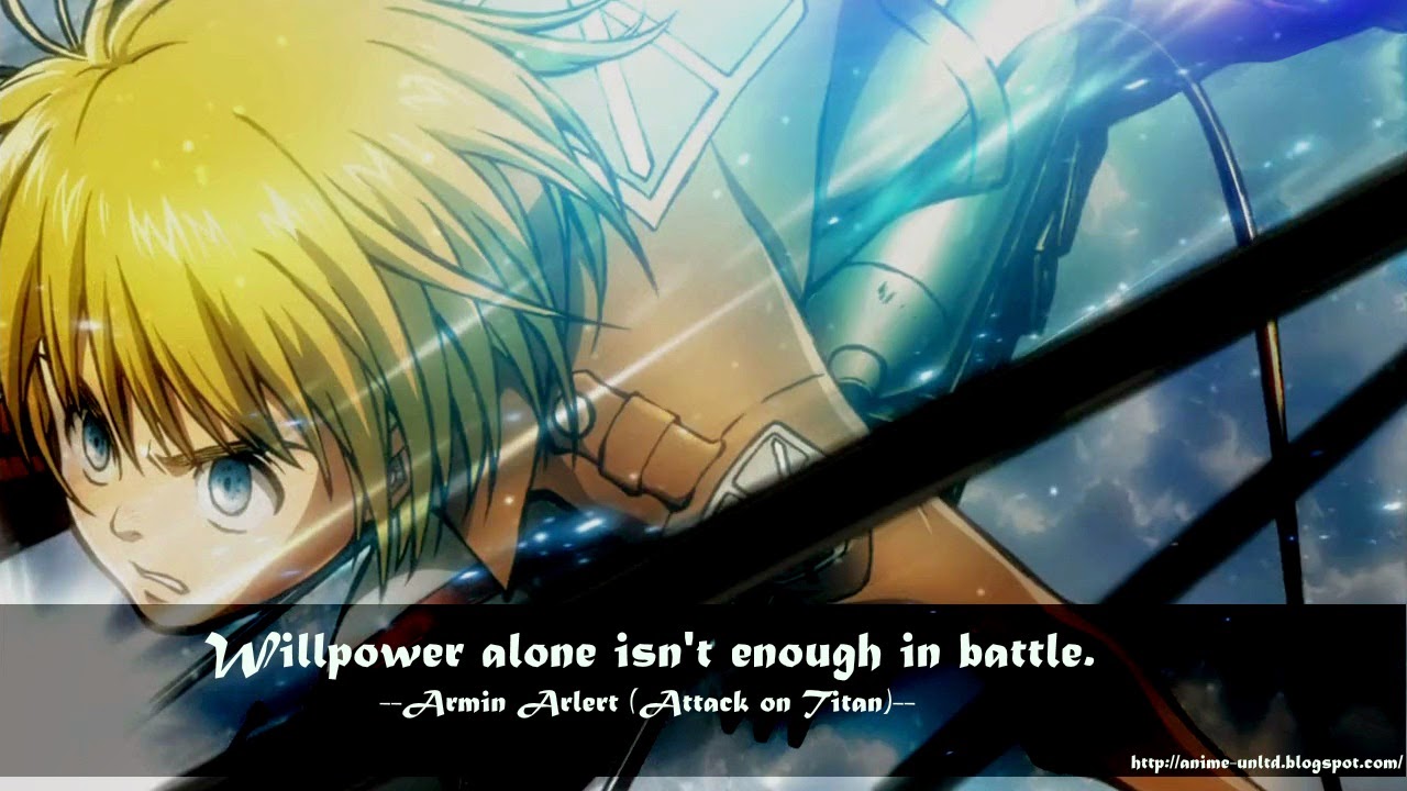 My Anime Review: Attack on Titans Quotes