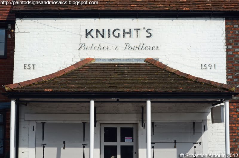 Painted signs and mosaics: March 2012