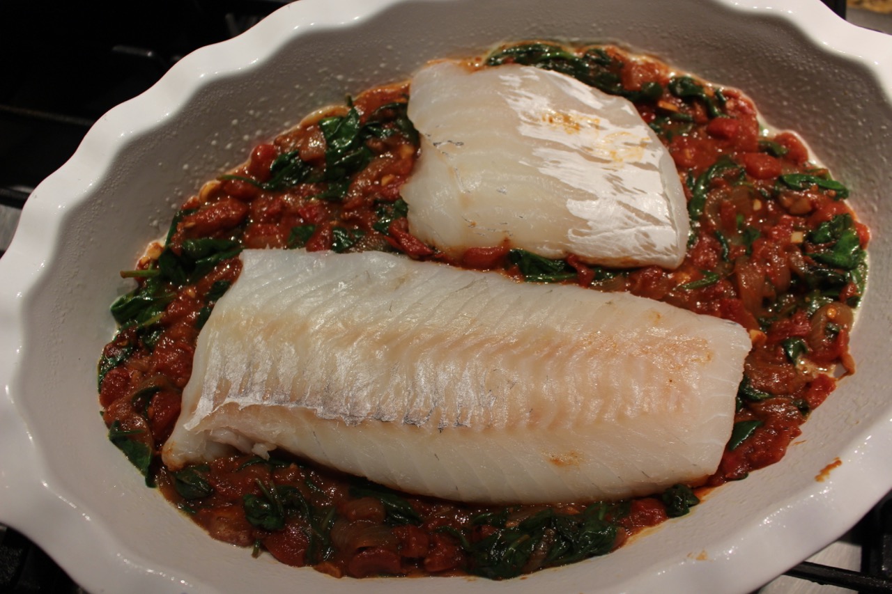 Cod Florentine Diablo