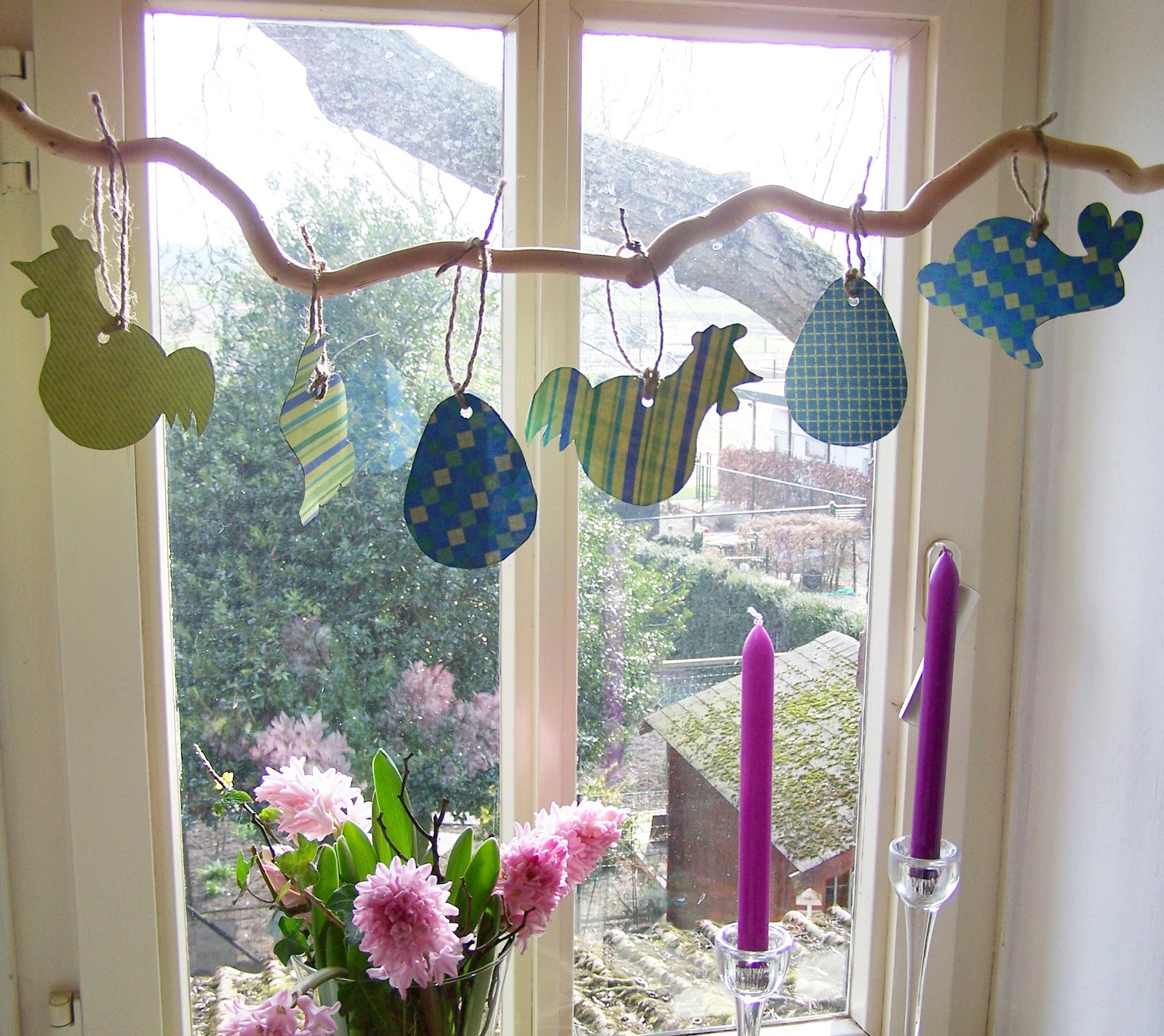 Studio Anna Maria: DIY; Paper Easter Decoration + Free Pattern/Printable