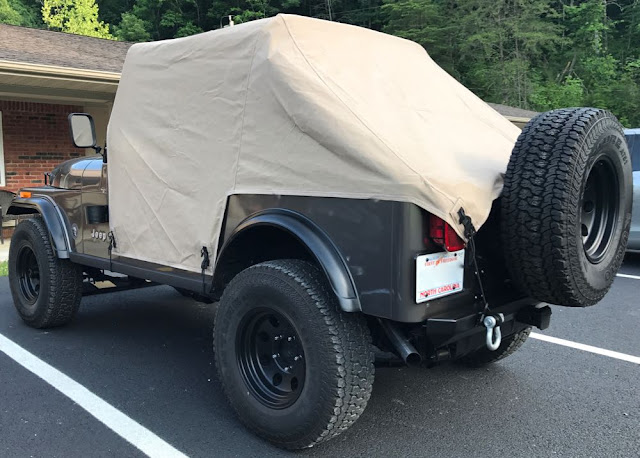1986 Jeep CJ7 Restoration: CJ7 Cab Cover