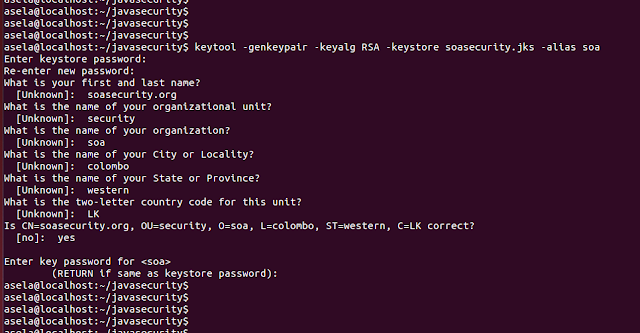 How to create self signed KeyStore (JKS) - JAVA Security
