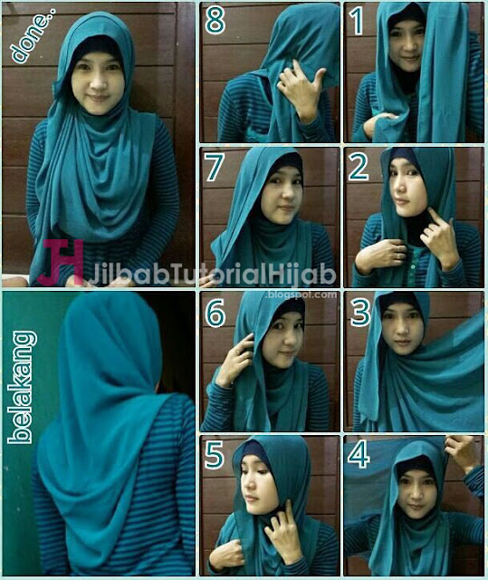 5 Tutorial Style Hijab Pashmina yang Menutupi Bagian Dada | Jilbab Tutorial Hijab