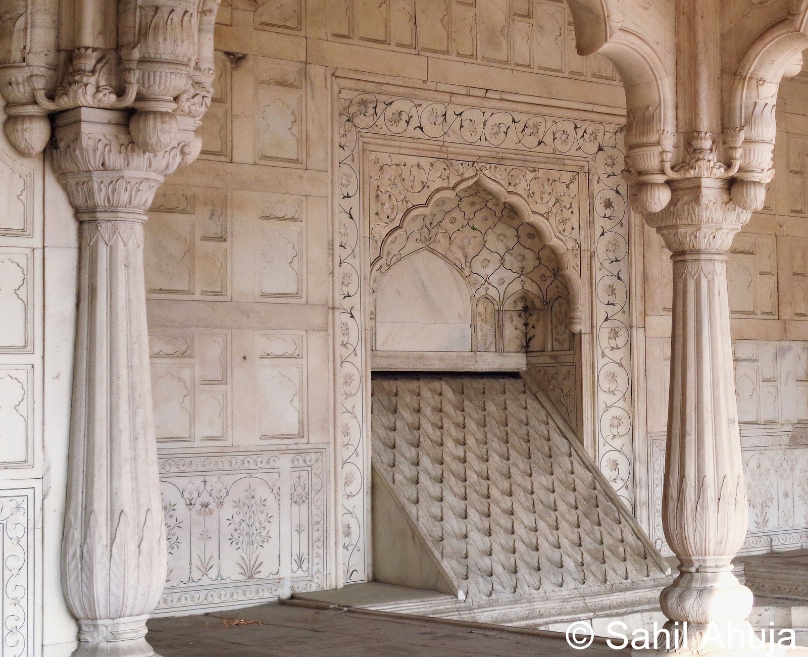 Pixelated Memories: Shah Burj and Burj-i-Shamli, Red Fort complex, Delhi