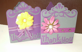 Ima Cutter Crafts: Thank you cut out card