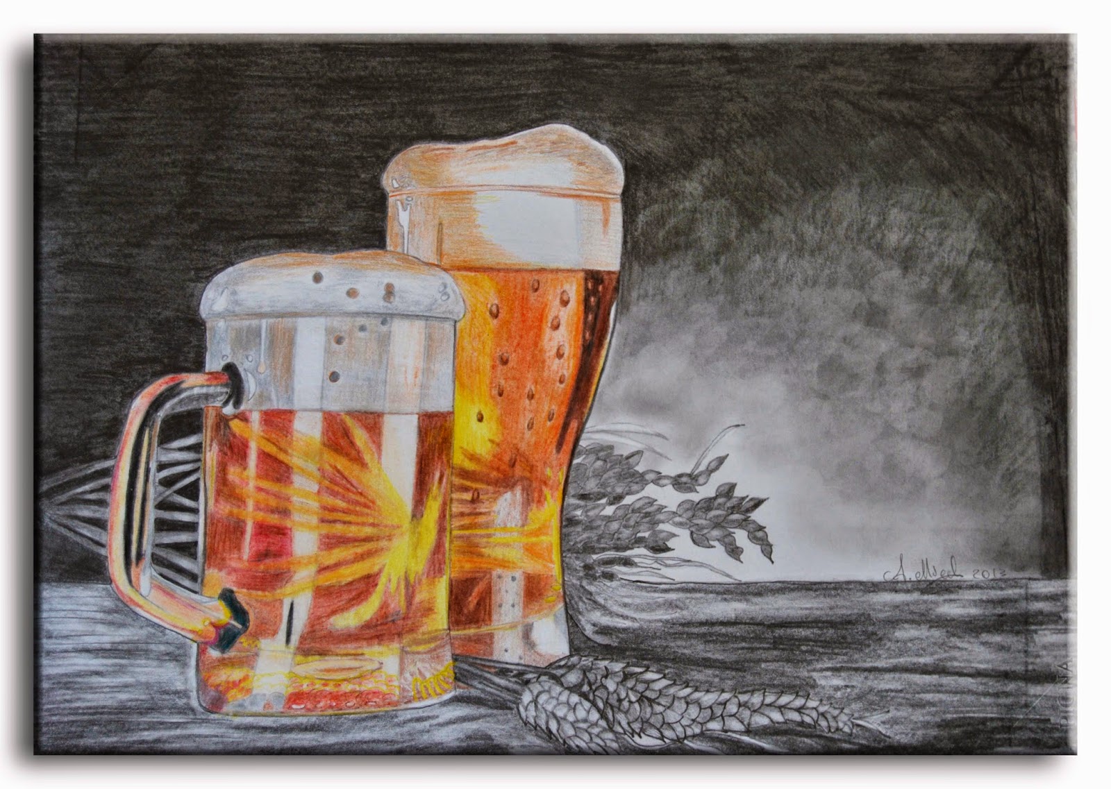 "L'Arte e i suoi colori": “Il boccale di birra”