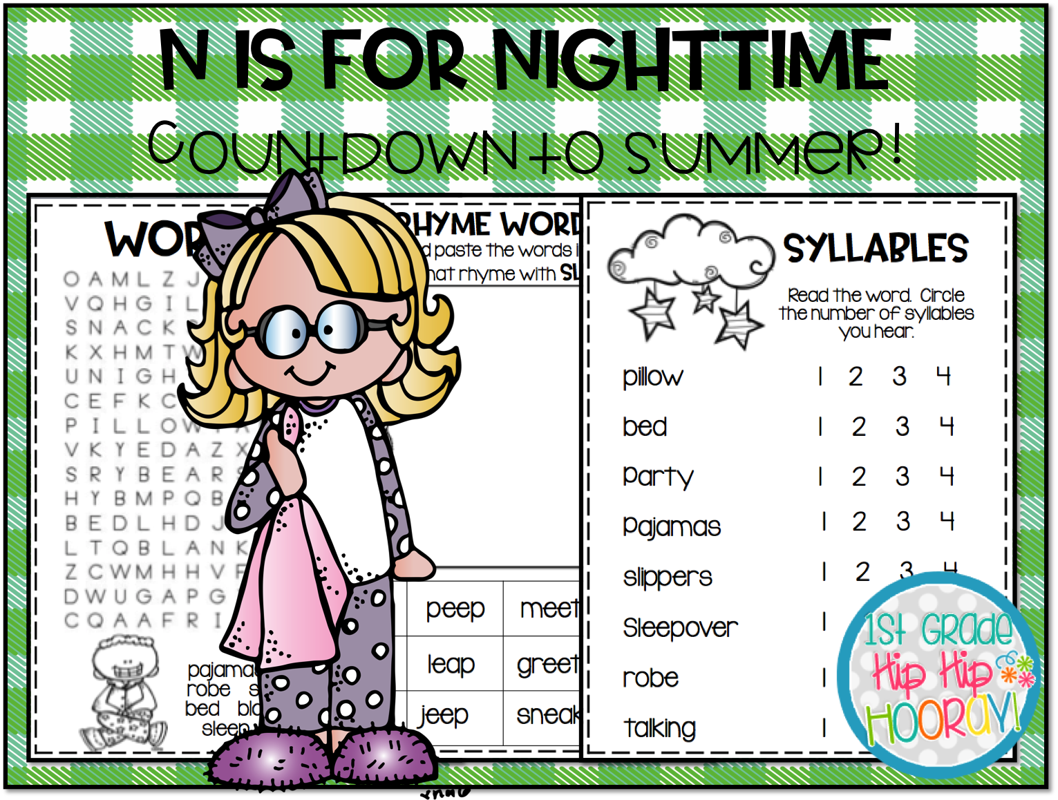1st Grade Hip Hip Hooray!: ABC Countdown to Summer!