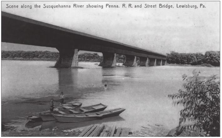 Valley Girl Views: When The Lewisburg River Bridge Was A Covered Bridge