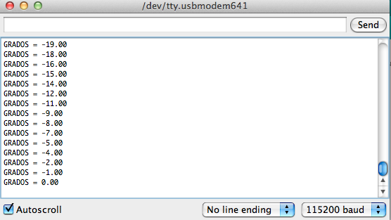 Encoder Arduino Grados