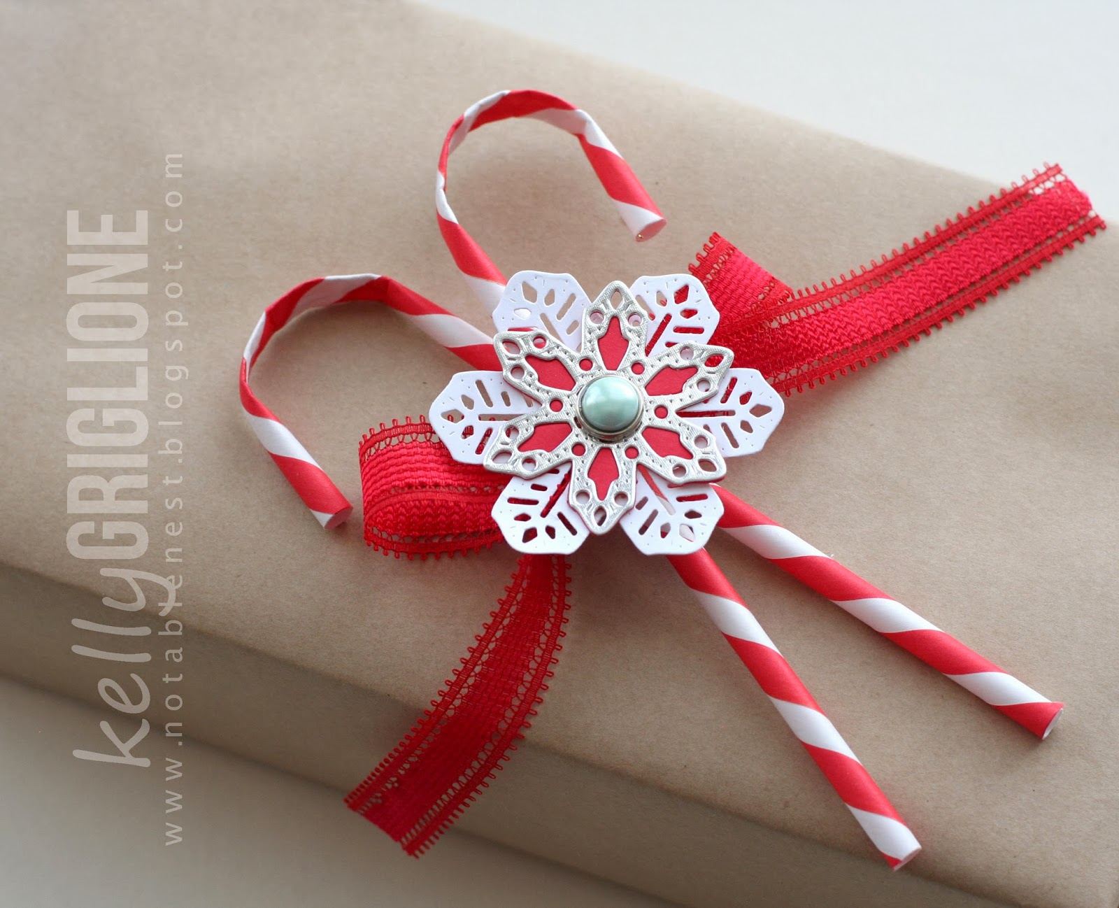 Notable Nest: CFC #123 - Trendy Paper Straw Gift Topper