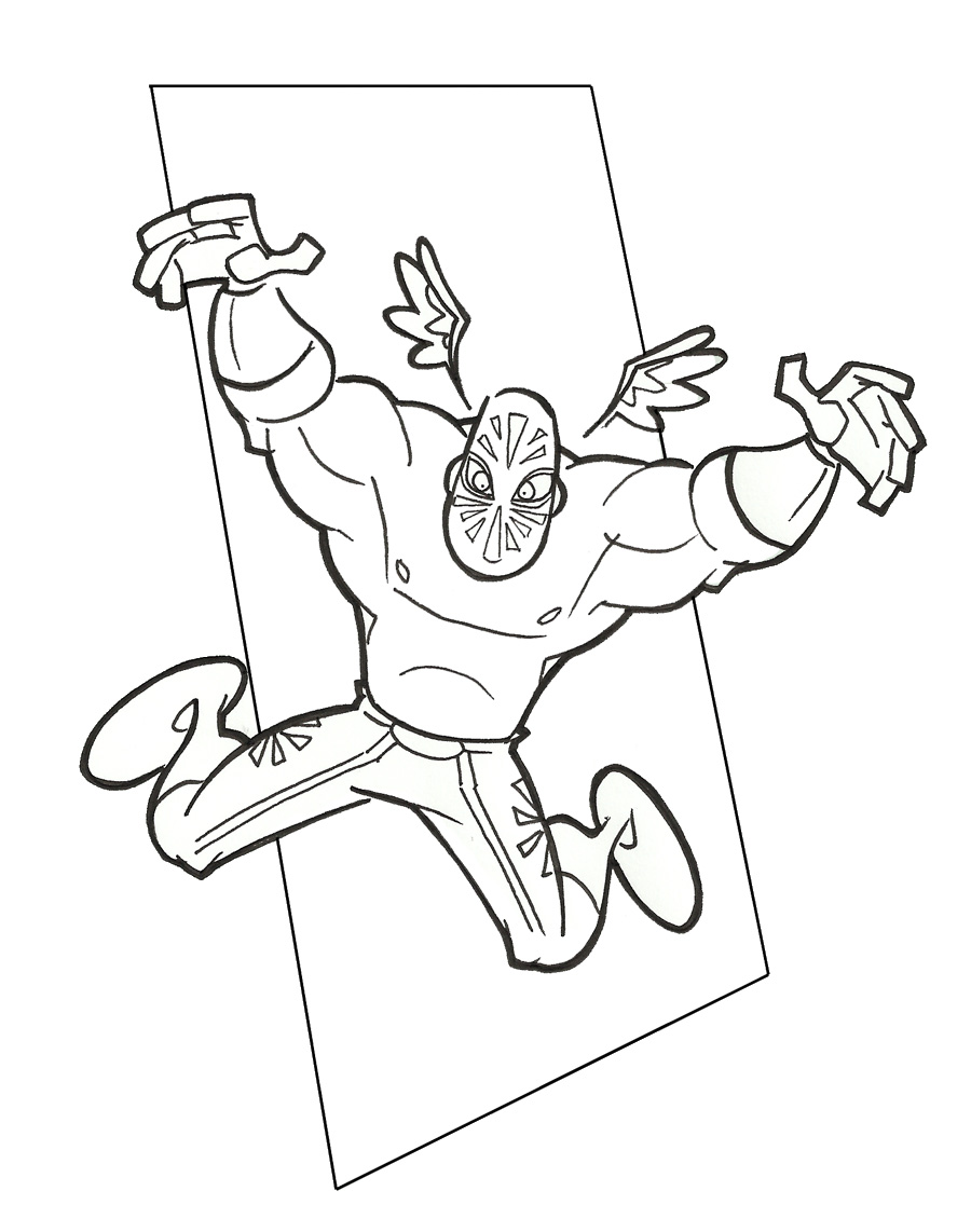 Coloring Page Kalisto Unmasked Coloring Pages
