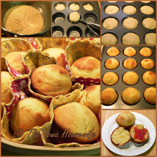The Iowa Housewife: Family Favorites...Cornmeal Batter Rolls
