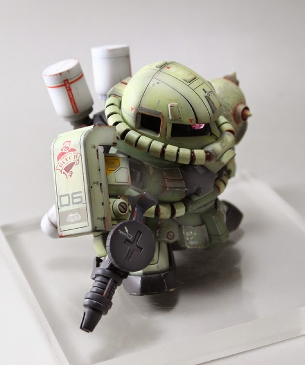 Custom Build: SD Zaku II Super Back Pack - Gundam Kits Collection News ...