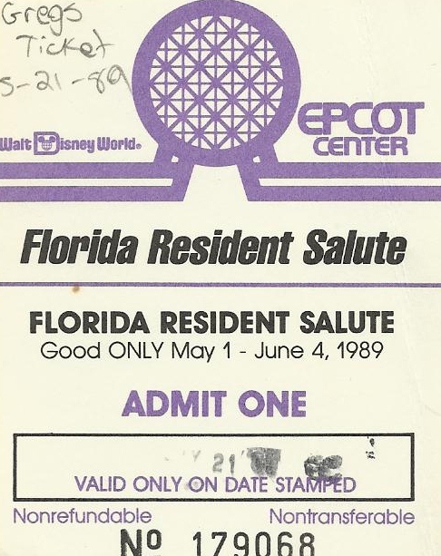 Disney Vacation Kingdom: EPCOT Florida Resident Tickets