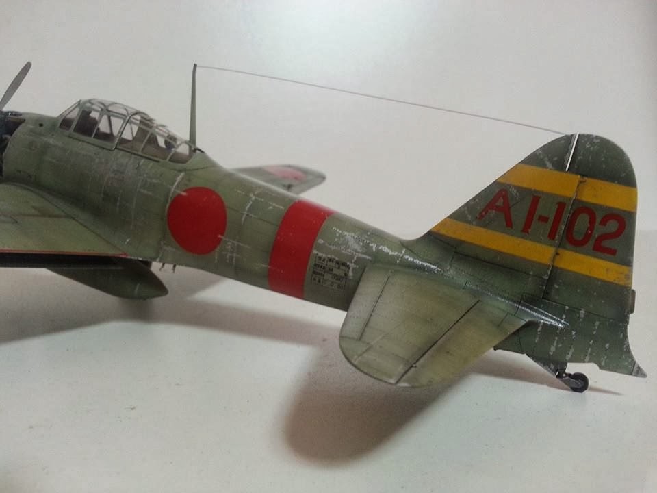 Kitter's Scale Models: 1/32 A6M2b Mitsubishi Zero Fighter (Model 21) Zeke