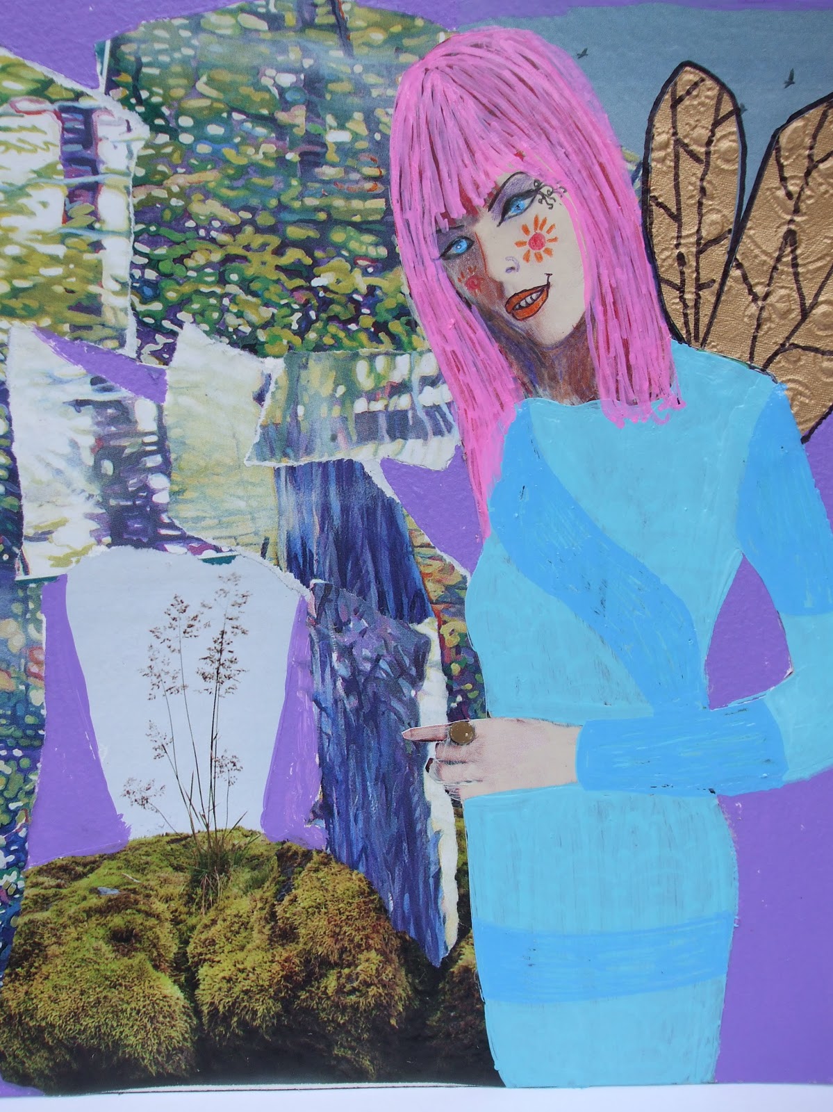 TRANSFORMATIVE ARTS RESOURCE: Paint Over Collage