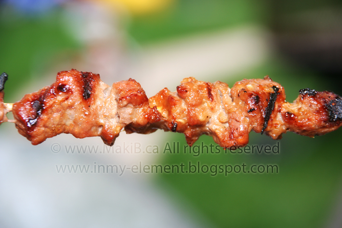 grilled teriyaki ginger beef satay | In My Element