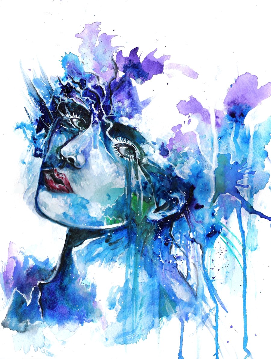 Il mondo di Mary Antony: Agnes Cecile - watercolor