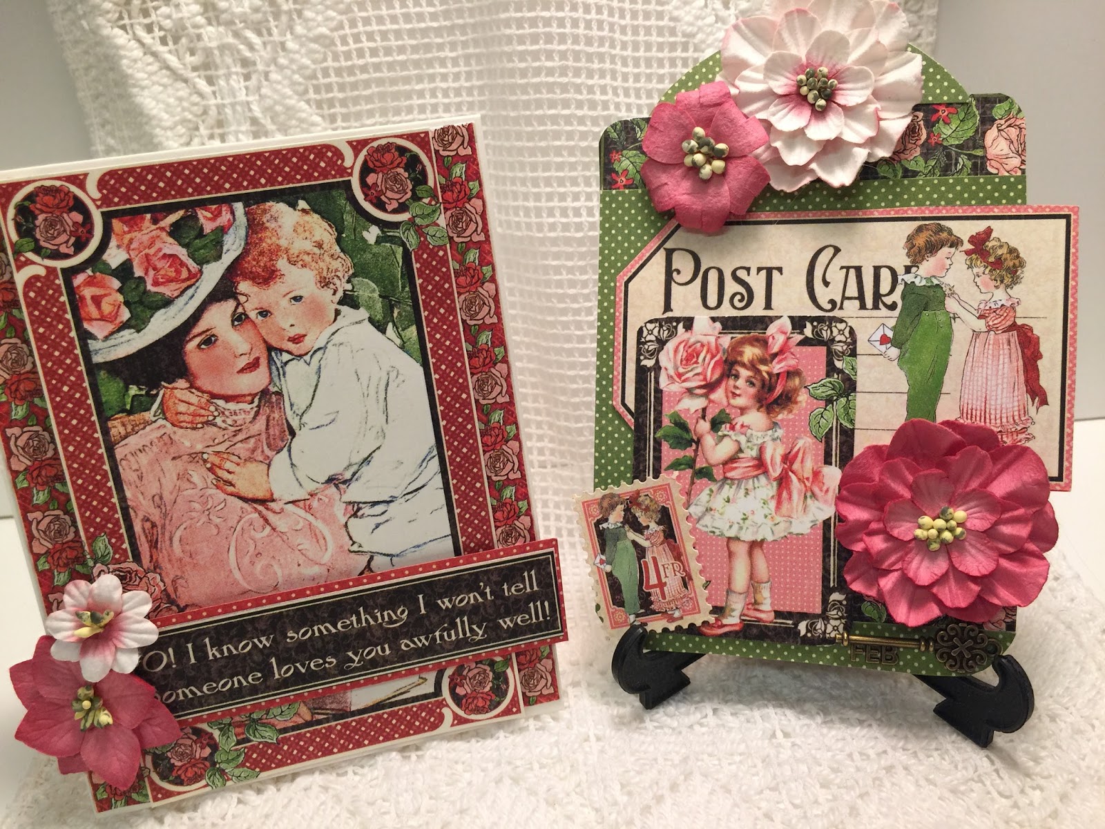 FotoBella: Graphic 45 Children's Hour February Card Class/Valentines