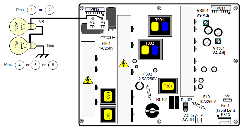 Electronics repairs: LG PSU board EAY60968801 repair