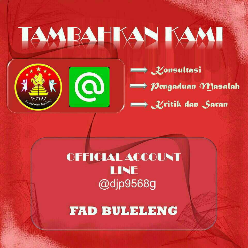 FAD Buleleng Layani Masyarakat Melalui Official Account LINE ~ FAD BULELENG