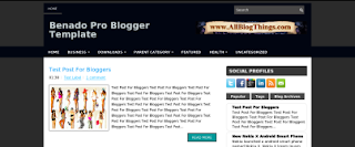 Benado Pro Blogger Template - Professional Blogger Template - Nulisku