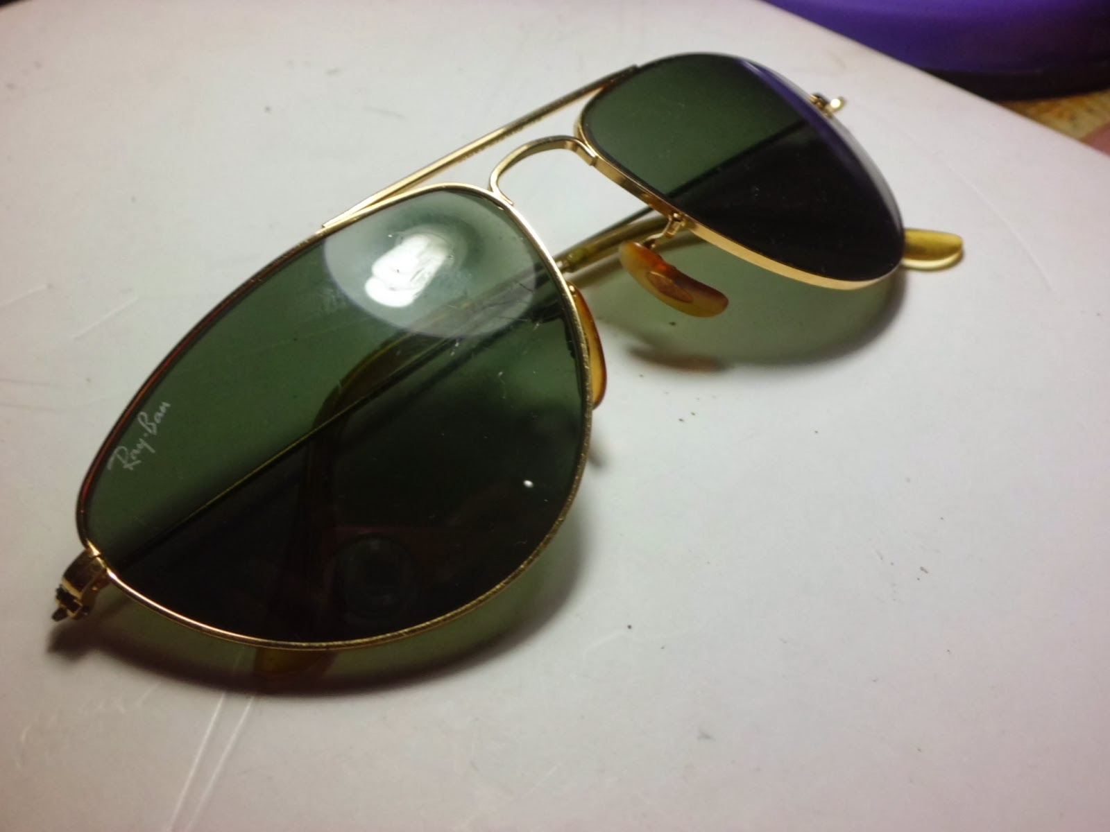KOLEKSI ANTIK: KACAMATA SUNGLASSES ORIGINAL RAYBAN N BRANDED
