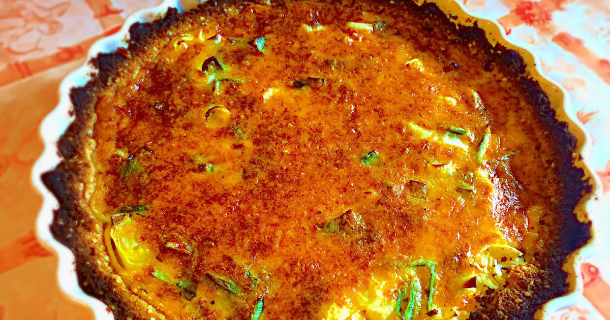 Krämigt god västerbottenpaj med purjo, LCHF