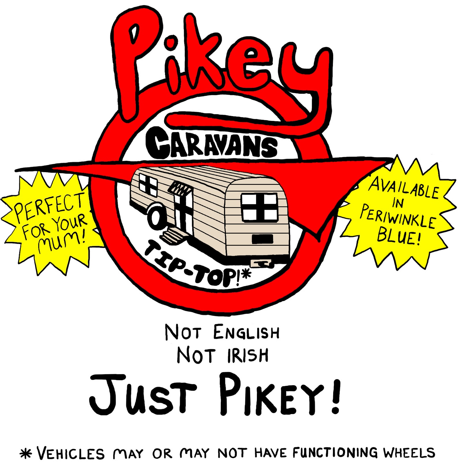 GhostGlide Illustration: Pikey Caravans