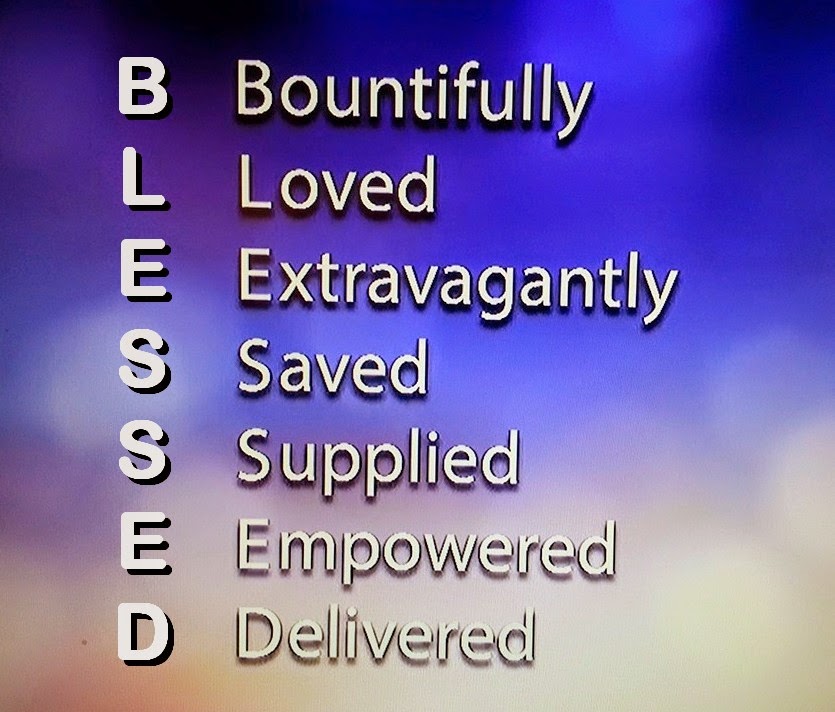 Living in the Peace Zone: BLESSED