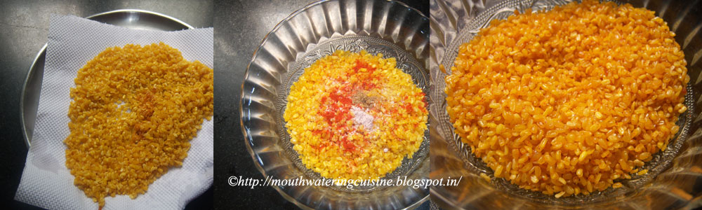 Roasted Moong Dal -- Fried Moong Dal - E.A.T. easyvegrecipes