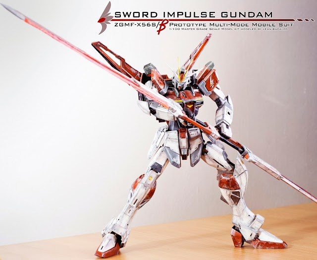 Painted Build: MG 1/100 Sword Impulse Gundam