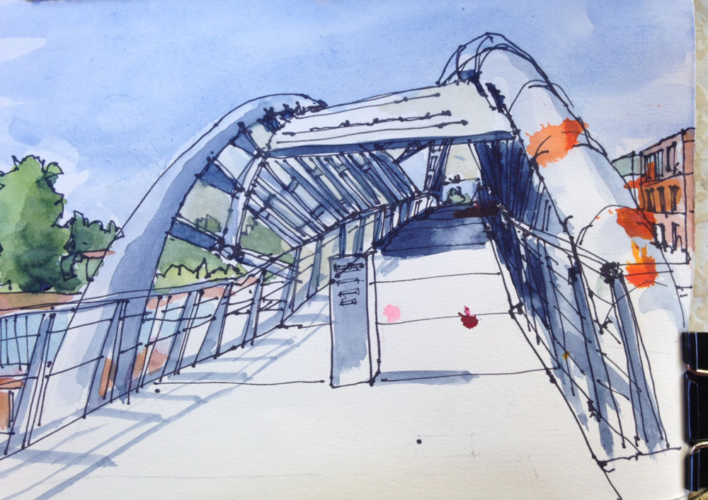 Helix Bridge Drawing