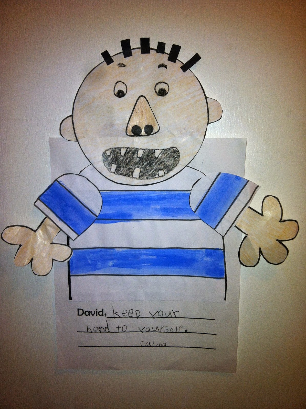 The Teaching Gal: David Goes to Schoool