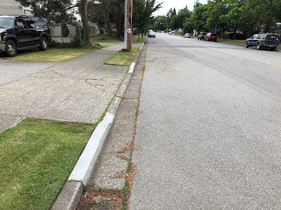 The South Fraser Blog: What’s with the grey curb paint? A quick primer