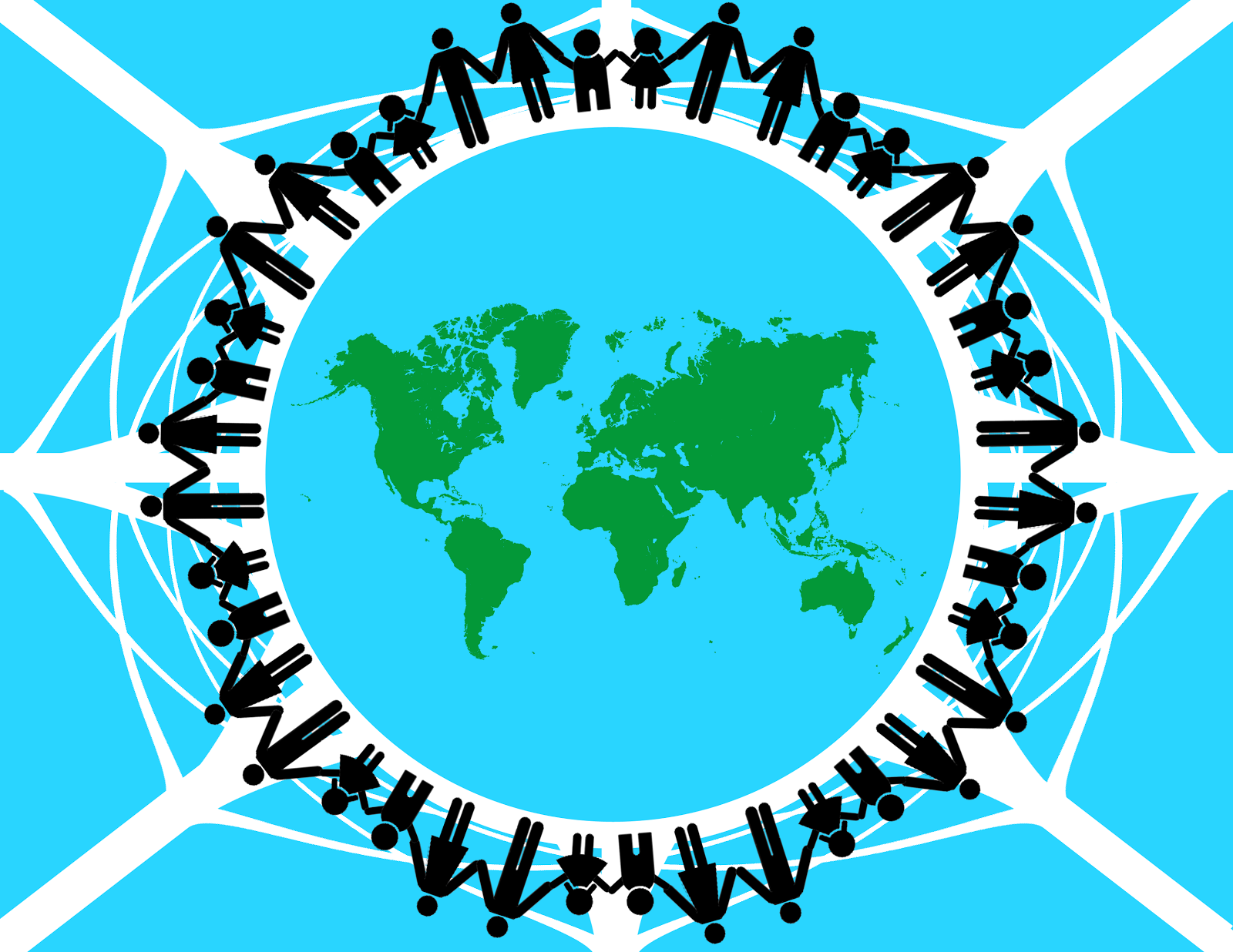 (Imagination) by Shawna: One World Flag Reflection