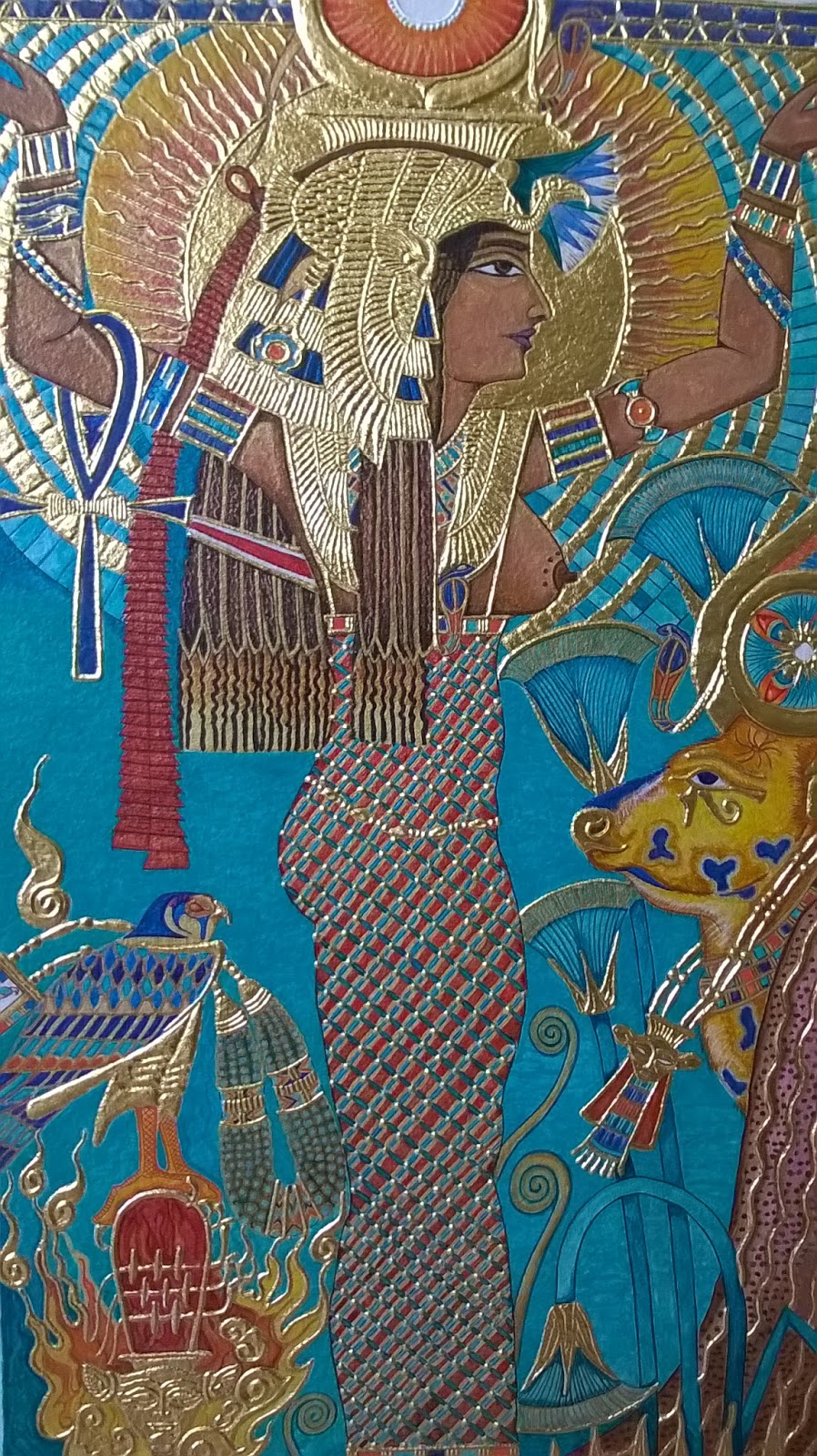 Icons of Kemet: Photo Essay: A Goddess, From Start to Finish