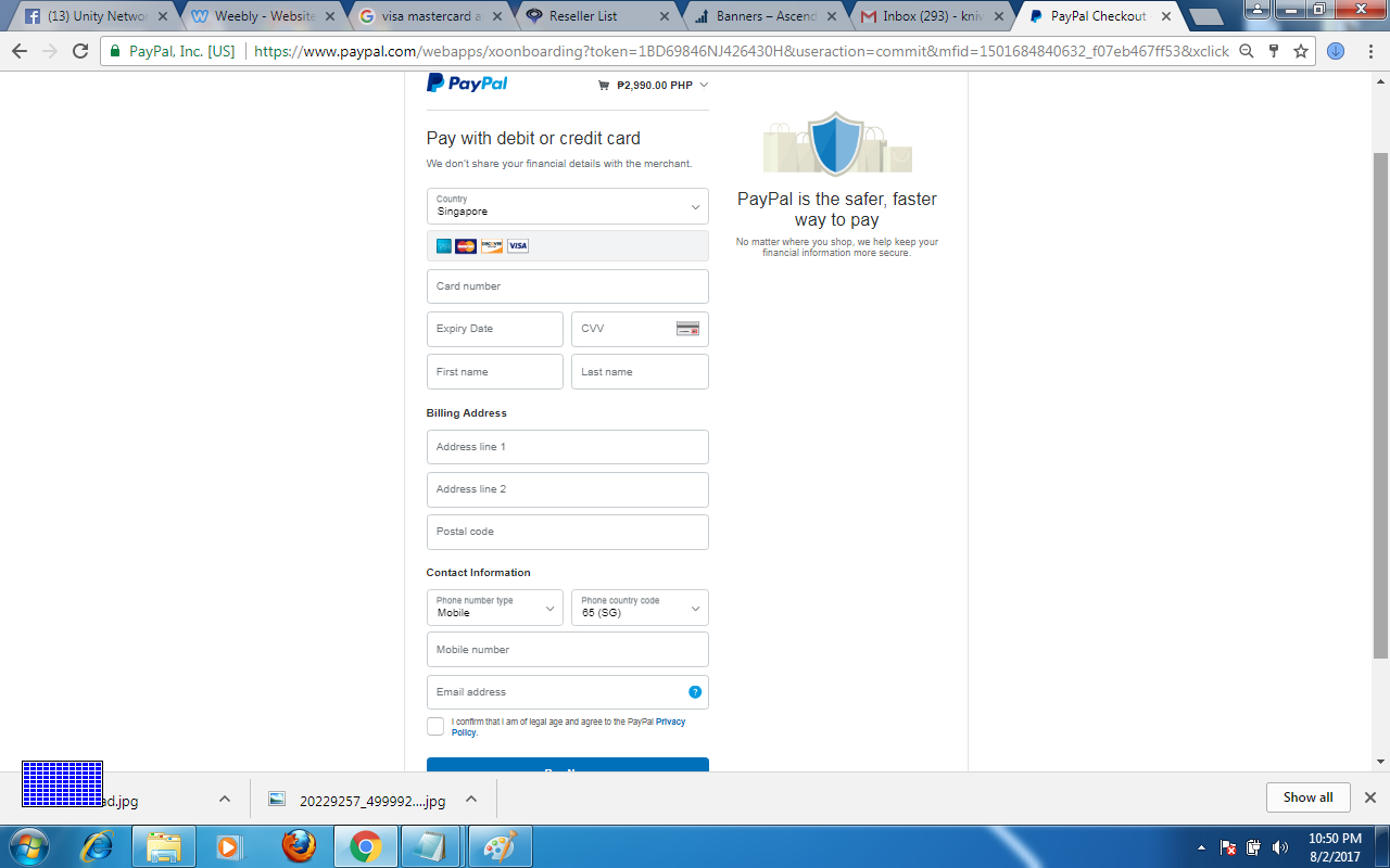 How To Join Unity Network (Using Credit/Debit Card)