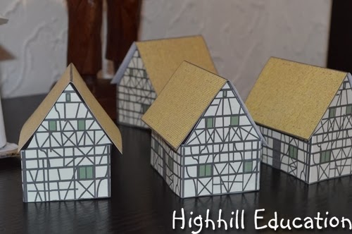Highhill Homeschool: Make Your Own Medieval Village