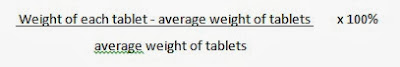 Lab Report 1 and 2: PRACTICAL 3 : UNIFORMITY OF WEIGHT OF TABLETS AND ...