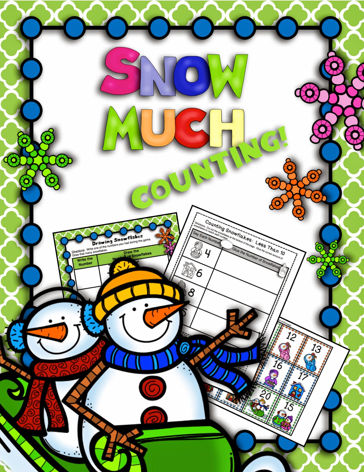 Teacher Tam's Educational Adventures: 11 FREE Winter Math Centers for ...