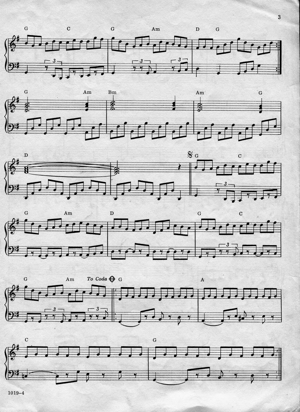 Saved From The Paper Drive: Apollo 100's JOY ~Sheet Music