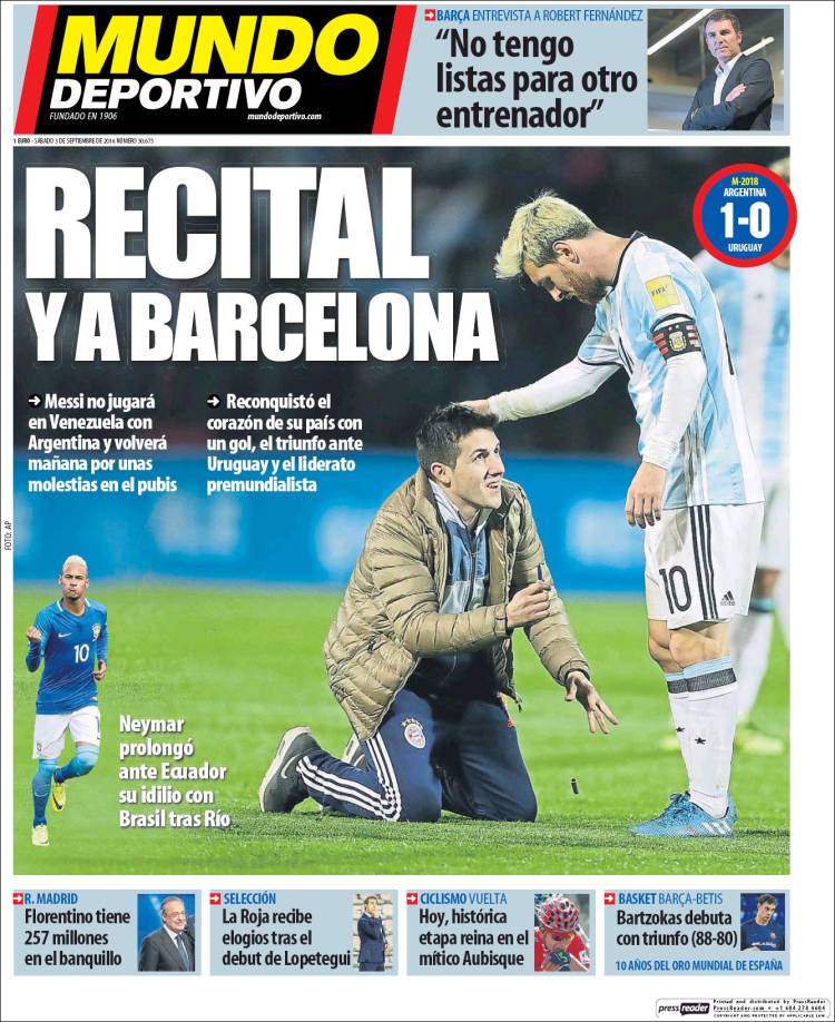 JPERIÒDICO El periòdico global 3 de Septiembre