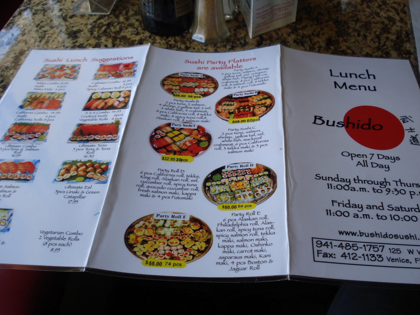 Go Gin Chow: Bushido, Venice FL