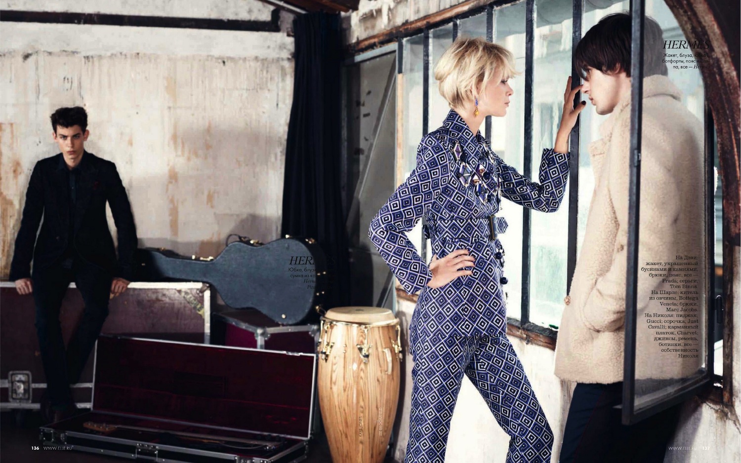 dewi driegen by kayt jones for elle russia september 2012 | visual ...