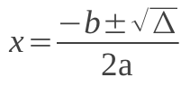Matemática Fundamental: Raízes de uma equação do 2º grau