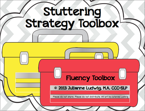Mrs. Ludwig's Speech Room: Fluency Toolbox for Stuttering